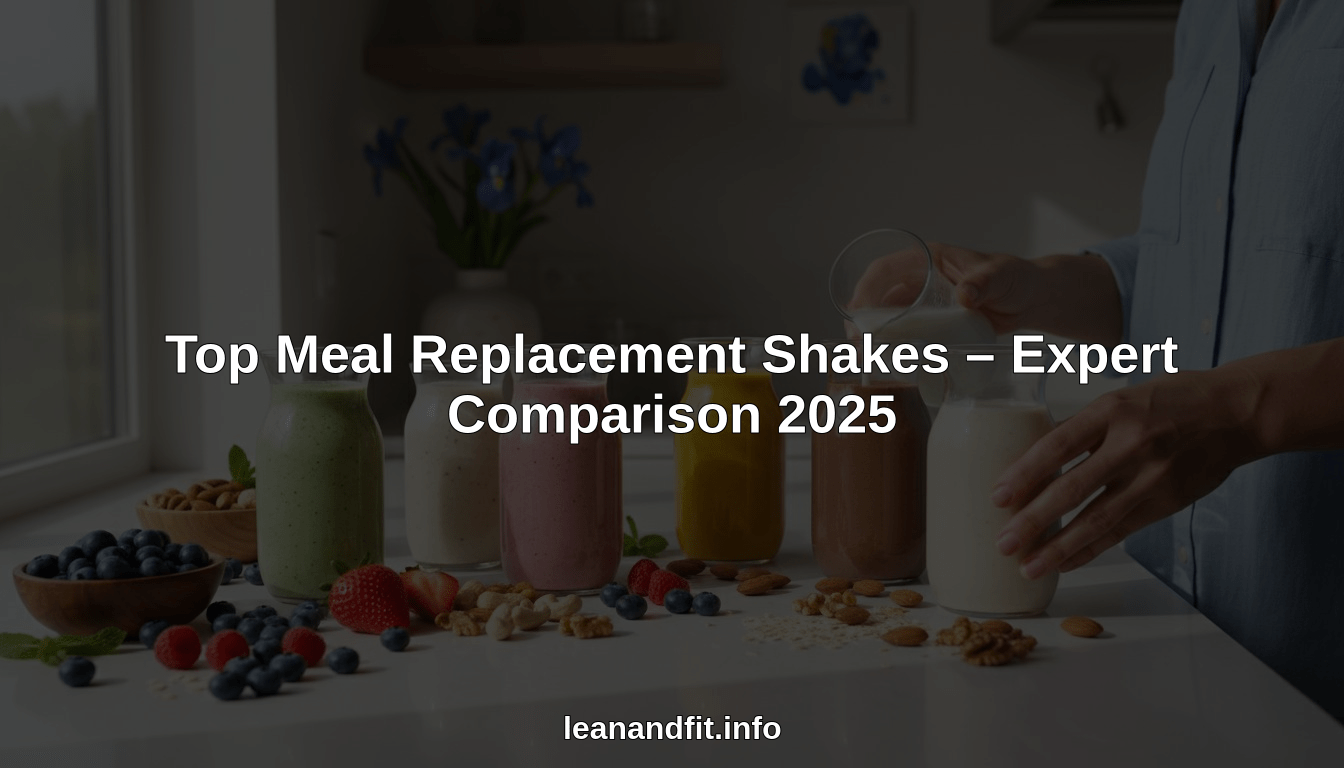 Top Meal Replacement Shakes – Expert Comparison 2025 - LeanAndFit