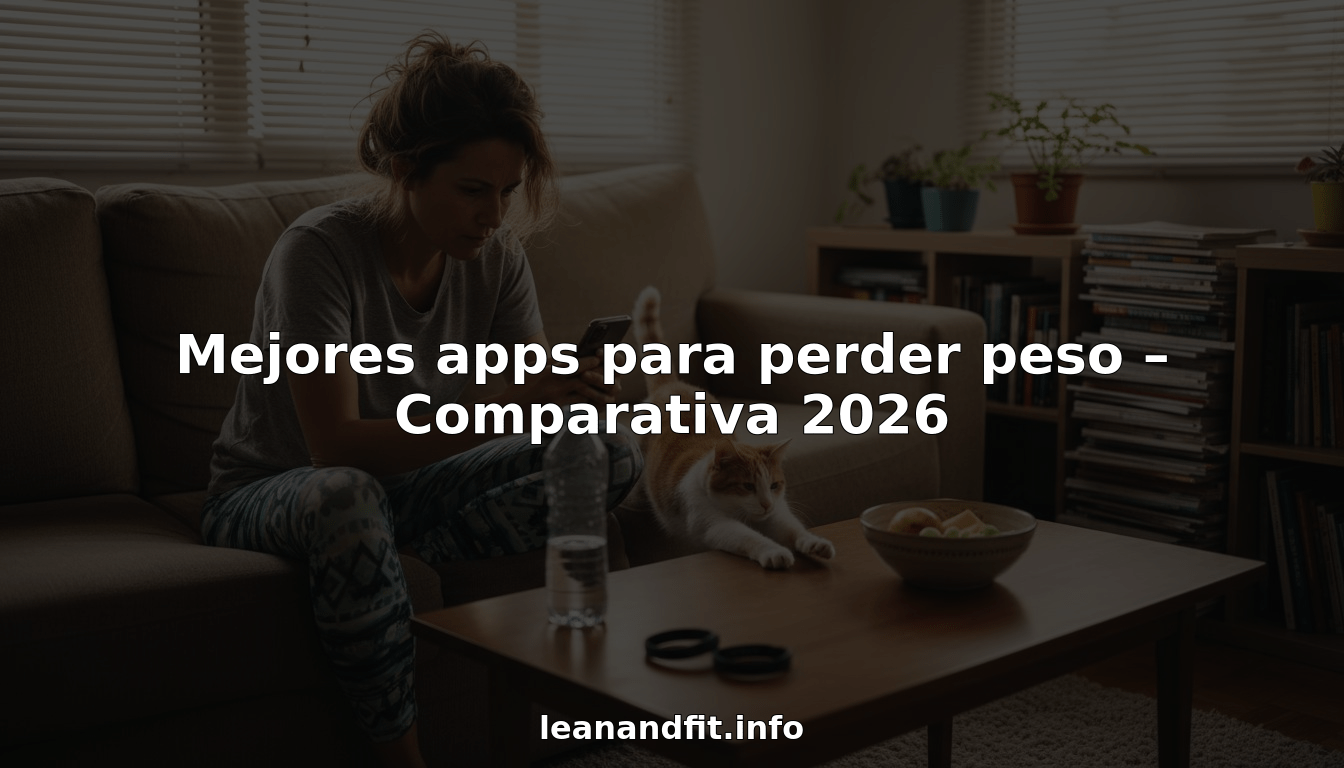 Mejores apps para perder peso – Comparativa 2026 - LeanAndFit